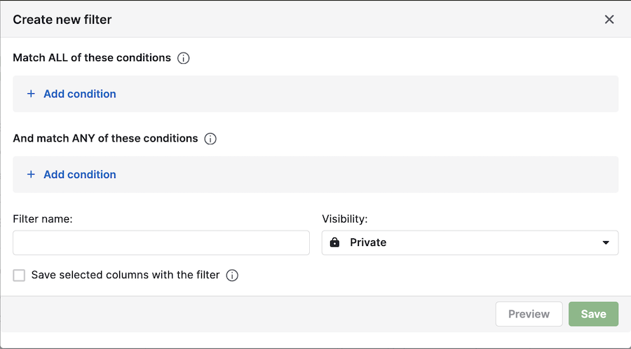 Filtering - Knowledge Base | Pipedrive